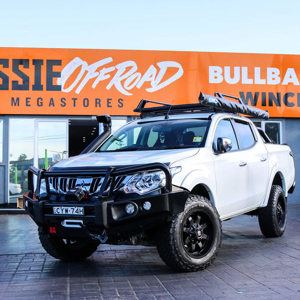 Mitsubishi MQ Triton Frontal Pack - Bull Bar, Winch, led Spotties ...