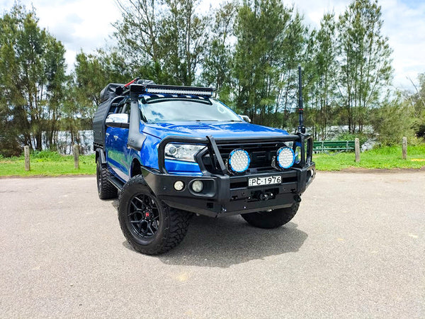 PX RANGER OFFROAD FRONTAL PACK - BULL BAR, WINCH, LED SPOTTIES ...