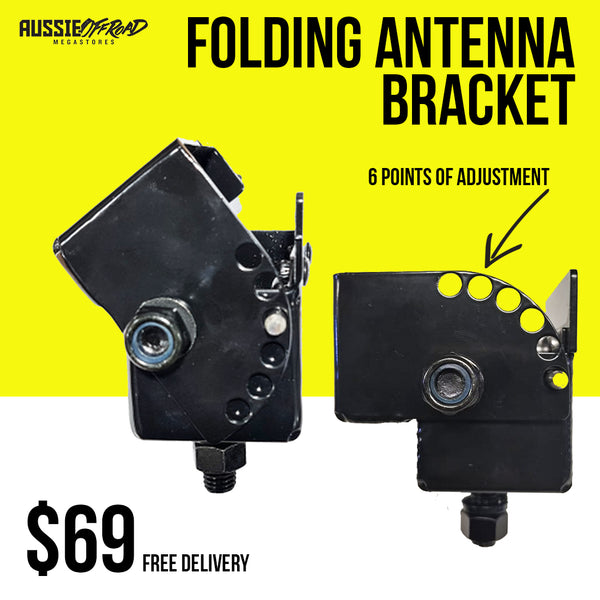 Folding Antenna Mounting Bracket - Rockarmor 4x4 – Rockarmor Northern NSW