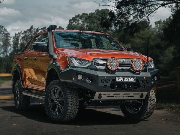 Rockarmor GT Hoopless Bull Bar - Isuzu Dmax 2020+ – Rockarmor Northern NSW