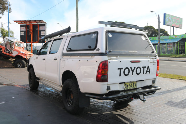 Hilux N70 2005 - Early 2015 Rear Step with Tow Bar – Rockarmor Northern NSW