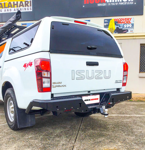 RockArmor Rear Step/Tow Bar - Isuzu D-MAX (2012 - 2019) – Rockarmor ...